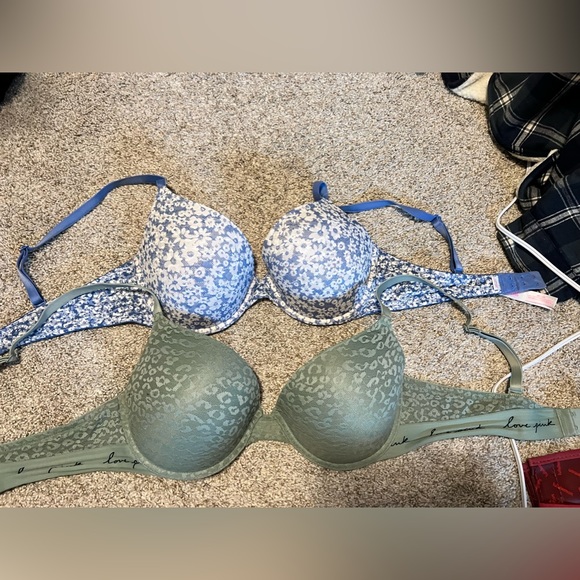 PINK Victoria's Secret | Intimates & Sleepwear | Pink Pushup Bras Sold ...